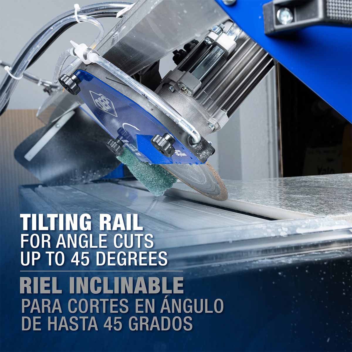 QEP 83249 49" Bridge Saw for Large Format Tile, Porcelain, and Stone ...