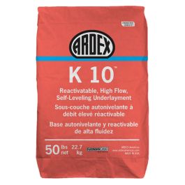 Ardex K-10 Reactivatable High-Flow Self-Leveling Underlayment, 50 lb ...