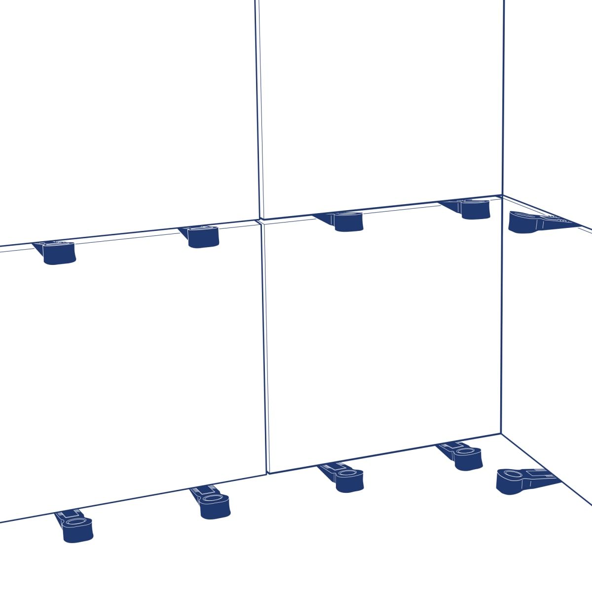 QEP 10348 3/16" Hard Wedge Tile Spacers for Wall Tile (500 pack ...