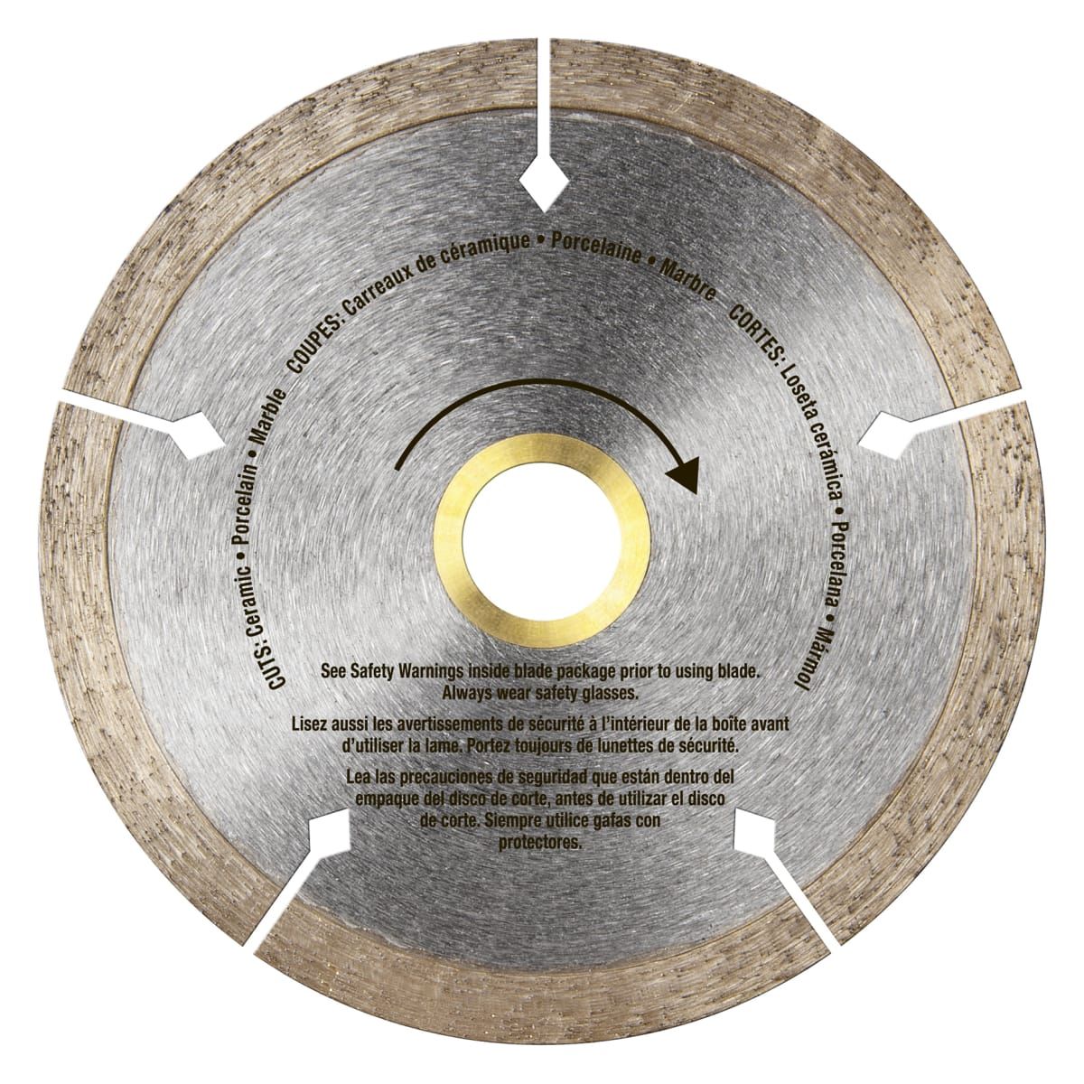 QEP 6-4008BW Black Widow 4" Diamond Blade | Tools4Flooring.com