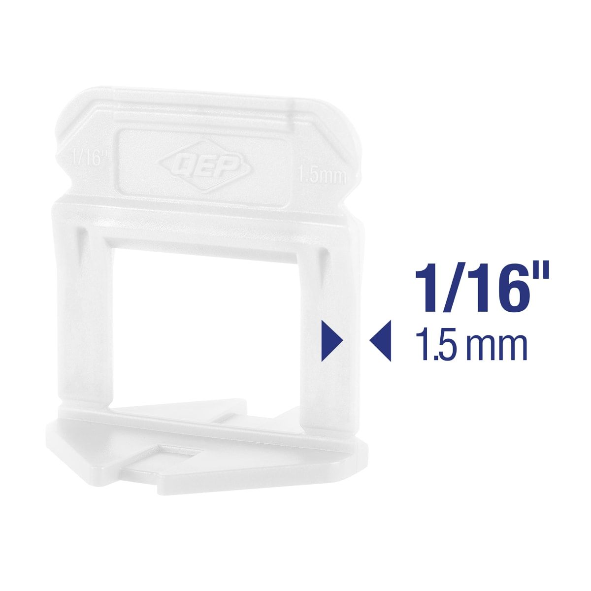 QEP 99777 Xtreme 1/16" Tile Leveling Clips (2,000/Bulk Box ...
