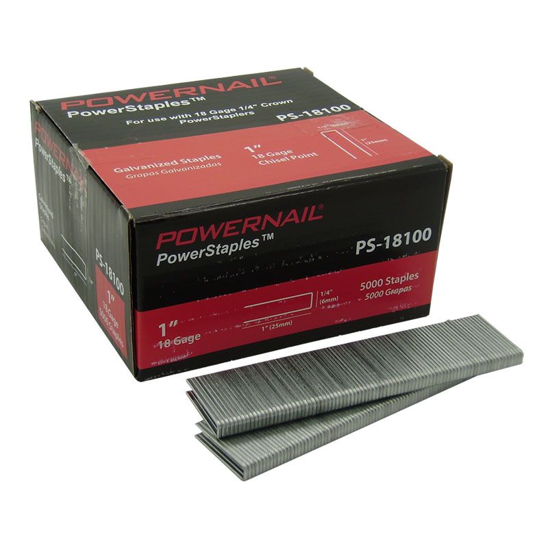 Powernail PS-18100 1" Underlayment Staples (5,000/box) | Tools4Flooring.com