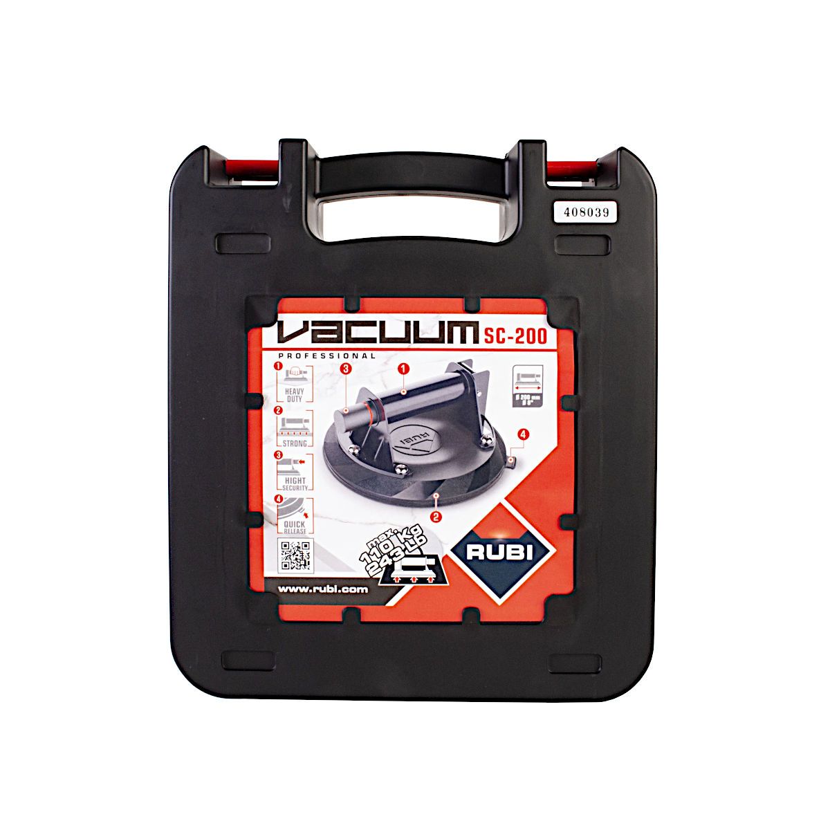 Rubi 8" Vacuum Suction Cup for All Surfaces | Tools4Flooring.com