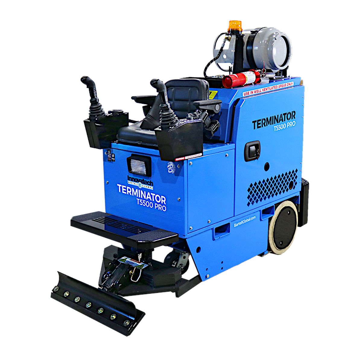 Terminator T-5500 Pro 55HP Propane Ride-On Floor Scraper ...
